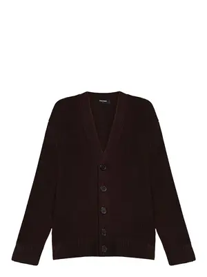 Dsquared2 Wool Cardigan - Brown
