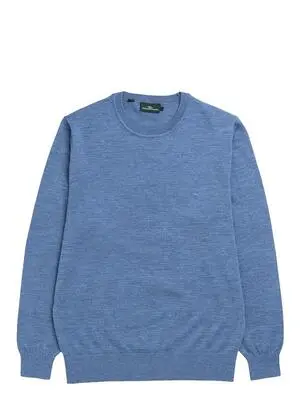 Rodd & Gunn Ferndale Wool Crewneck Sweater Ocean