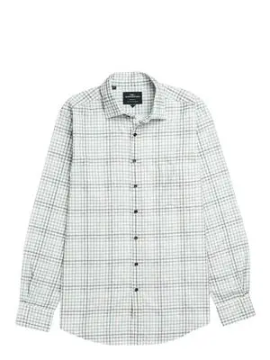 Rodd & Gunn Brookdale Check Cotton Button-front Shirt - Sky