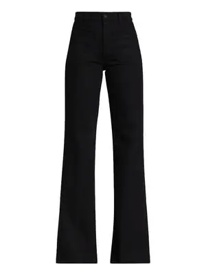 NILI LOTAN Florence High-rise Wide-leg Jeans - Black