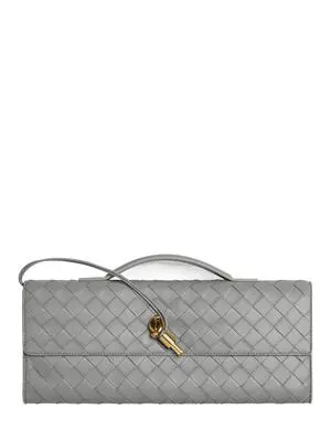 Bottega Veneta Bottega  Veneta Andiamo Clutch Sterling