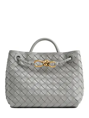 Bottega Veneta Small Intrecciato Andiamo Sterling