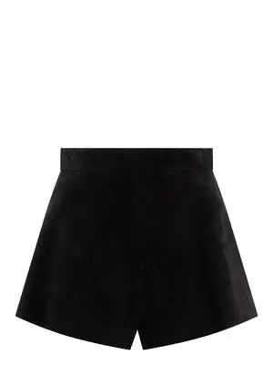 MAX MARA Suede High-Waist Shorts