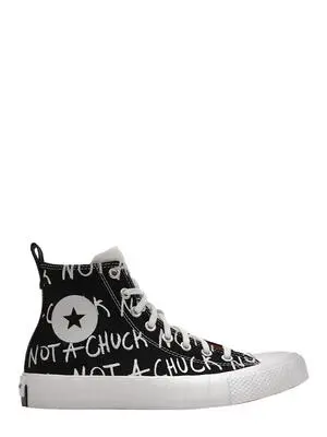 CONVERSE Unt1tl3d Hi Not A Chuck Sneakers - Black/white/bold Mandarin