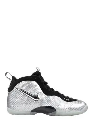 Nike Air Foamposite Pro Sneakers - Metallic Silver/black