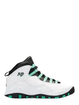 JORDAN 10 Retro Sneakers - White/verde/black