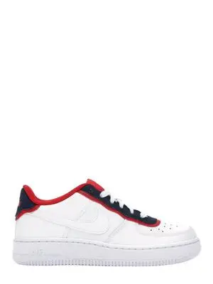 Nike Air Force 1 Low Double Layer Sneakers White/obsidianone-coloruniversity Redone-colorwhite