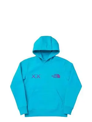 KAWS X The North Face Youth Hoodie - Enamel Blue