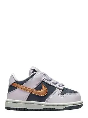 Nike Dunk Low Se Copper Swoosh Sneakers - Thunder Blue/barely Grape/violet Frost