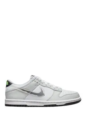 Nike Dunk Low Glitch Sneakers - White/grey/black