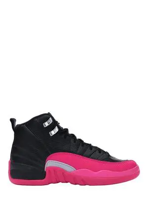 JORDAN 12 Retro - Black/deadly Pink/metallic Silver