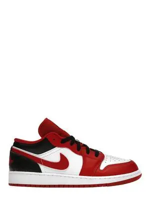 JORDAN 1 Low Bulls - White/black/red