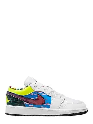 JORDAN Jordan 1 Low Old School Gaming White/multi
