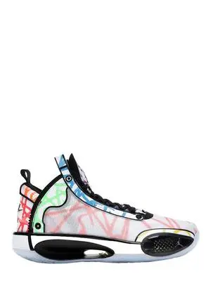JORDAN Xxxiv Zion Williamson Coloring Bookin Sneakers - White/black