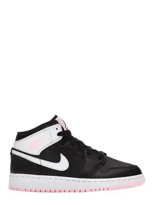 JORDAN Air Jordan 1 Mid Arctic Pink Black GS Black/white/arctic Punch