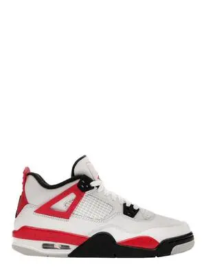 JORDAN 4 Retro Red Cement - White/fire Red/black