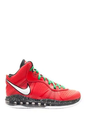 Nike Lebron 8 V/2 Christmas Sneakers - Sport Red/white/black