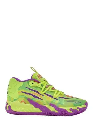 PUMA Lamelo Ball Mb.03 Sparkin Sneakers - Safety Yellow/purple Glimmer
