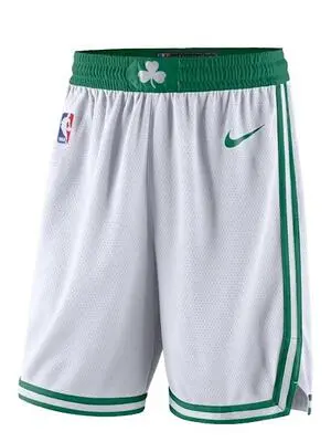 Nike Nba Boston Celtics Association Edition Swingman Drifit Shorts - White/green