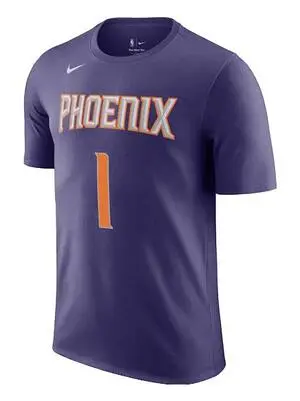 Nike Nba Phoenix Suns Devin Booker Icon T-shirt - Purple/white/orange