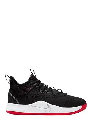 Nike Pg 3 Velour Bred Sneakers - Black/white/university Red