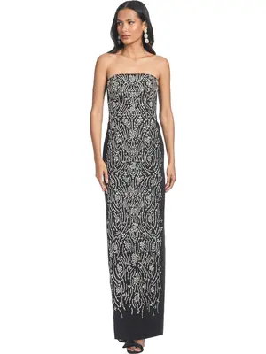Sachin & Babi Lucille Embellished Gown - Black