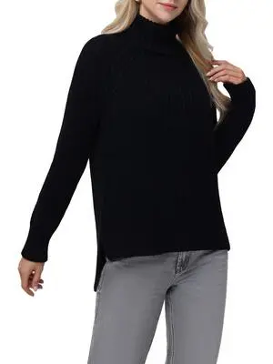 525 America 525 Stella Cotton Turtleneck Sweater - Black