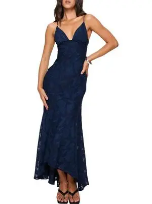 Princess Polly Cyrene Sleeveless Maxi Dress - Navy