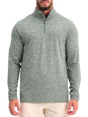 REFLO Reflo Purus Lightweight Quarter-Zip Midlayer Dark Forest