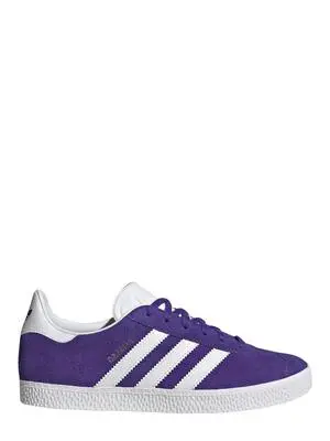 Adidas Gazelle Lace Up Sneakers - Energy Ink/cloud White/gold Metallic