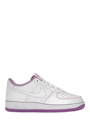 Nike Air Force 1 Low Contrast Stitch Sneakers - White/fuchsia Glow/hyper Pink