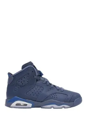 JORDAN 6 Retro High-top Sneakers - Diffused Blue/court Purple