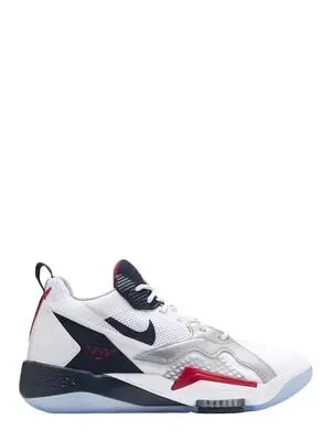 JORDAN Zoom 92 Olympics Sneakers - White/grey/blue