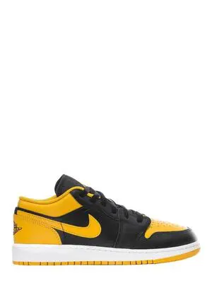 JORDAN Jordan 1 Low Sneakers Black/yellow Ochre/white