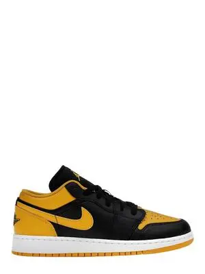 JORDAN Jordan 1 Low Sneakers Black/yellow Ochre/white