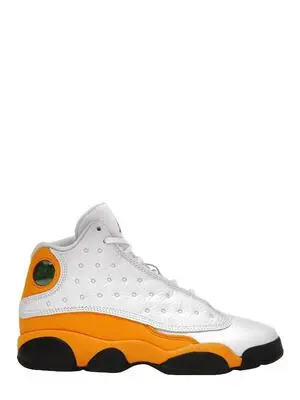 JORDAN 13 Retro Grade Schooler Sneakers - White/university Red/del Sol
