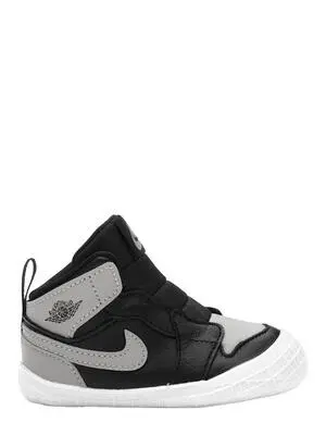 JORDAN Jordan 1 Crib Bootie Black/white/medium Grey