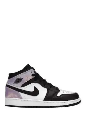 JORDAN Air Jordan 1 Mid SE Zen Master (GS) Black/white/amethyst Wave