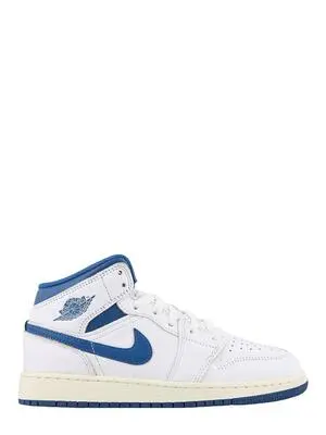 JORDAN 1 Mid Se - White/sail/industrial Blue