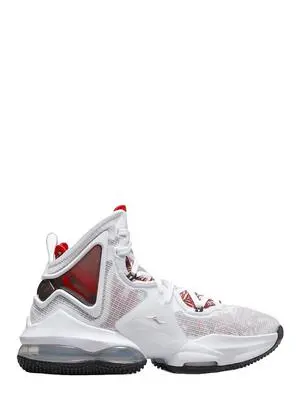 Nike Lebron 19 Sketch Sneakers - White/black/university Red