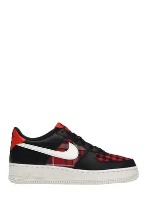 Nike Air Force 1 Low Flannel Sneakers - Black/summit White/habanero Red