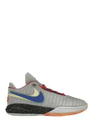 Nike LeBron 20 Lifer Sneakers Light Silver/hyper Royalone-colorlemon Chiffonone-colorsafety Orange