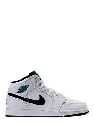 JORDAN Jordan 1 Retro Mid High-Top Sneakers White/blackone-colorwhiteone-colorhyper Jade