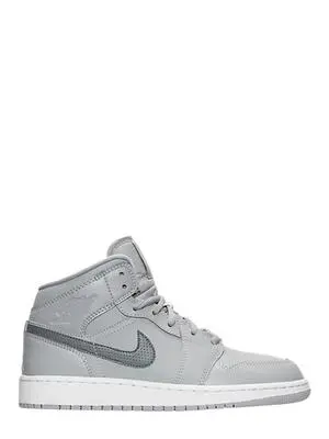 JORDAN Jordan 1 Retro Mid Sneakers Wolf Grey/cool Grey/white
