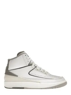 JORDAN 2 Retro Sneakers - White/cement Grey/sail