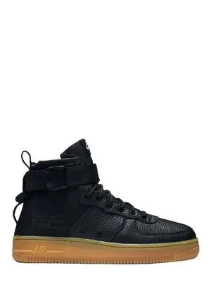 Nike Sf Air Force 1 Mid Sneakers - Black/gum Light Brown