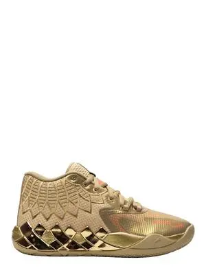 PUMA Lamelo Ball Mb.01 Golden Child Sneakers - Metallic Gold/fiery Coral
