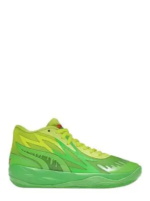 PUMA Lamelo Ball Mb.02 Nickelodeon Slime Gs Sneaker - Lime Squeeze/fluro Green