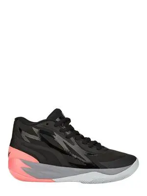 PUMA Lamelo Ball Mb.02 Flare Sneakers - Puma Black/sunset Glow