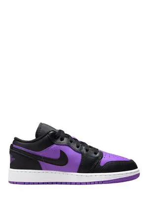 JORDAN Jordan 1 Low Grade Schooler Sneakers Purple Venom/black/white